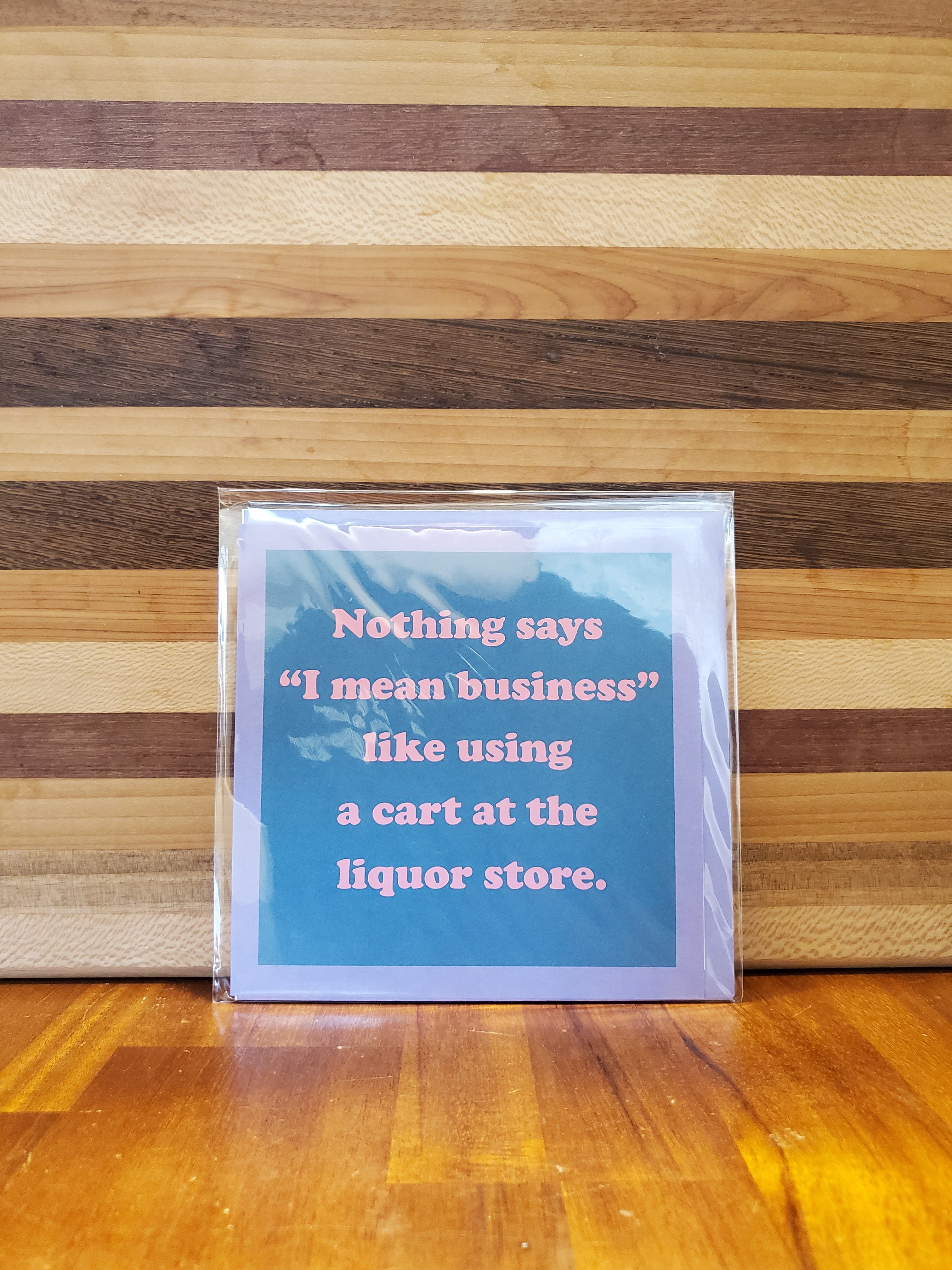 Liquor Store Greeting Card – Meliora Forever
